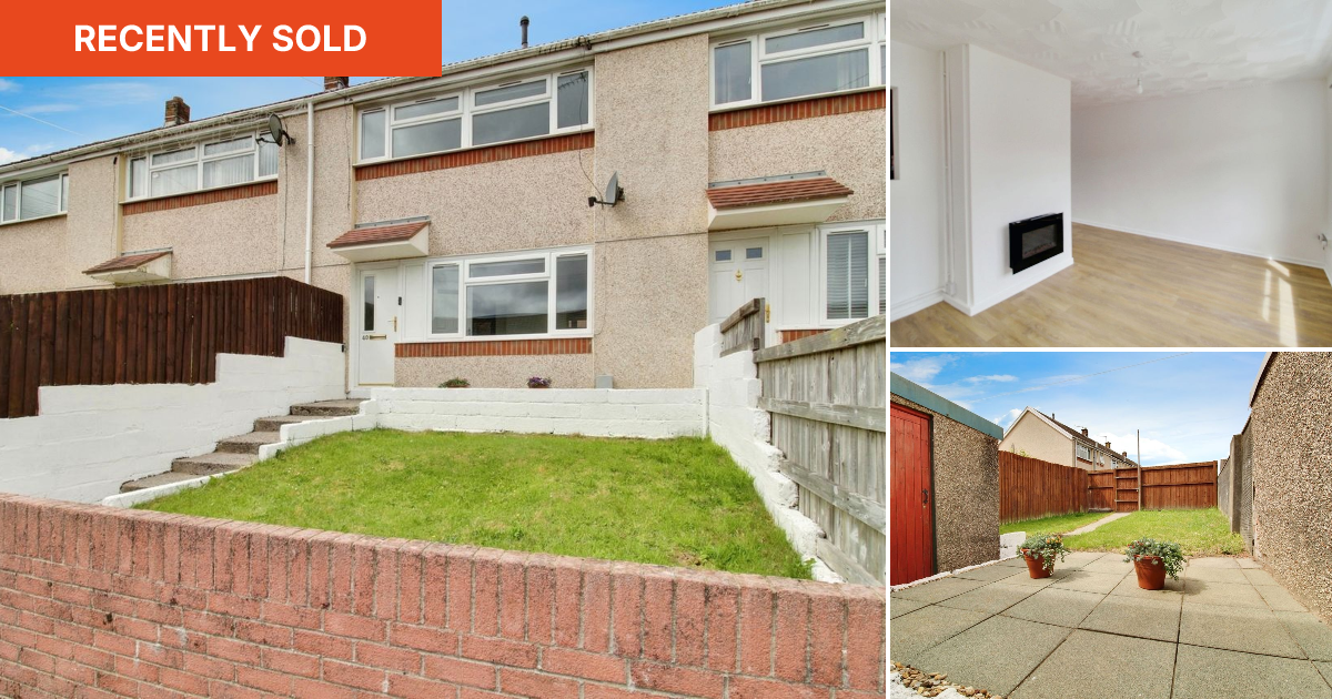 2 bed terraced house for sale in Forest Road, Beddau, Pontypridd ...