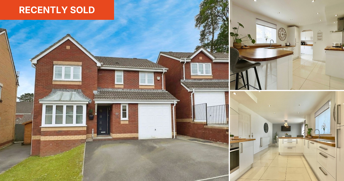 4 bed detached house for sale in Parc Gilbertson, Gelligron, Pontardawe ...